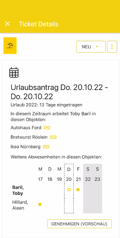 Blink für Verwaltungsmitarbeiter